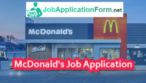 McDonald's Job Application Form & Apply Online 2025 - Careers & Job Applications 2024 - PDF Forms