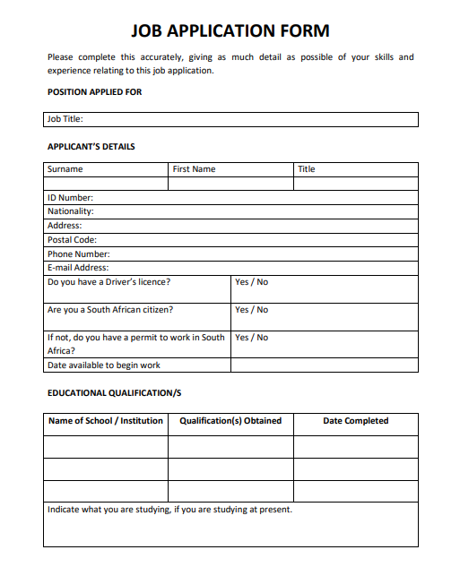 Naivas Supermarket Job Application Form & Apply Online 2025 - Careers & Job Applications 2024 ...