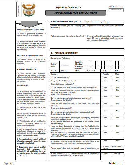 Everything To Know About Z83 Job Application Form Careers Job Everything To Know About Z83 Job Application Form Careers Job